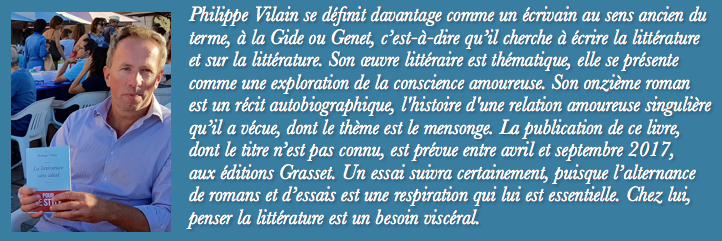 "La littérature sans idéal", Philippe Vilain - PRESTAPLUME